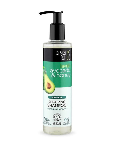 Natural Repairing Shampoo Avocado & Honey natural regenerating hair sh ...