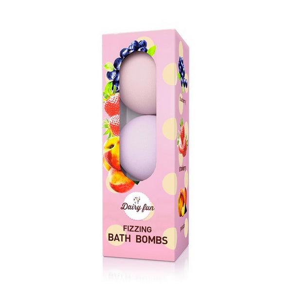 Fizzing Bath Bombs sparkling bath bombs Blueberry Strawberry Peach 3x1 ...