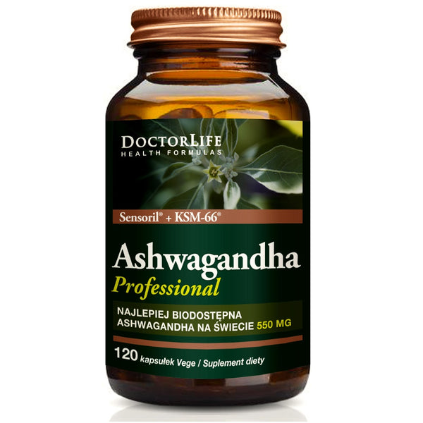 Ashwagandha KSM-66 + Sensoril root extract 550mg, dietary supplement 1 ...
