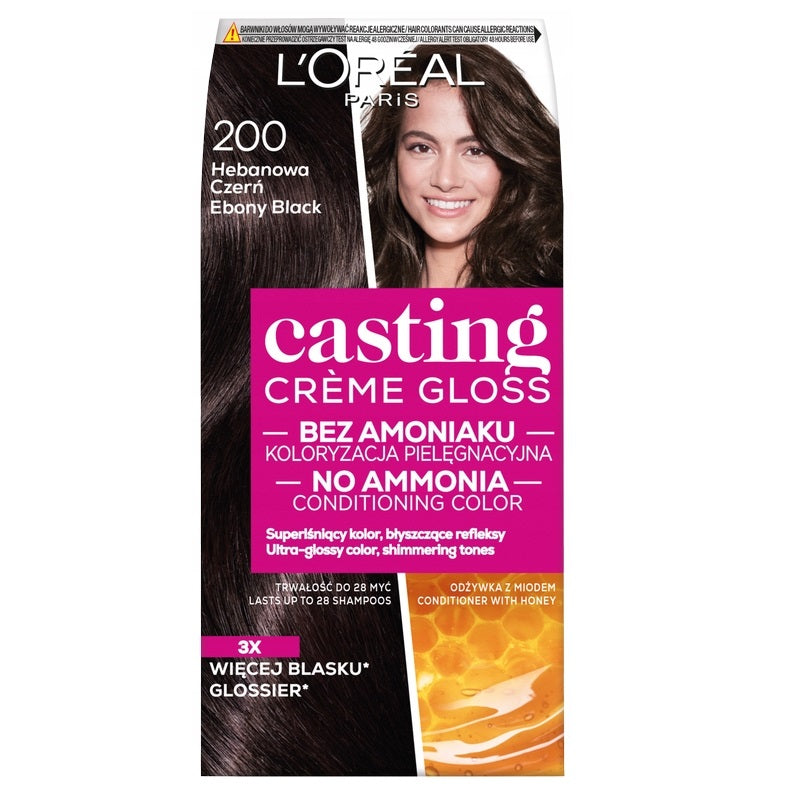 Casting Creme Gloss hair dye 200 Ebony Black – Cosmetics beauty shop
