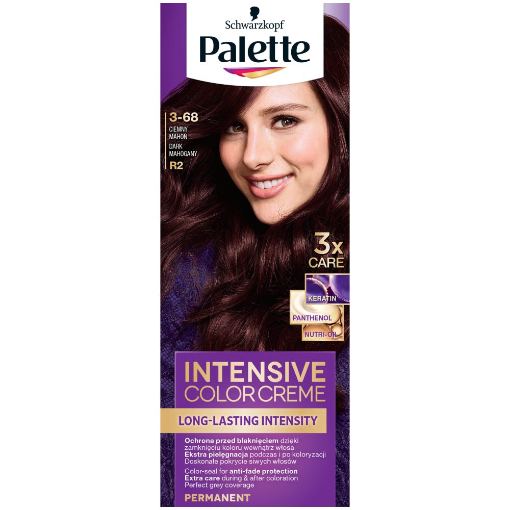 Intensive Color Creme hair dye in cream 3-68 (R2) Dark Mahogany ...
