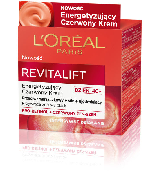 Revitalift Red Cream 40+ energizing red day cream 50ml – Cosmetics ...