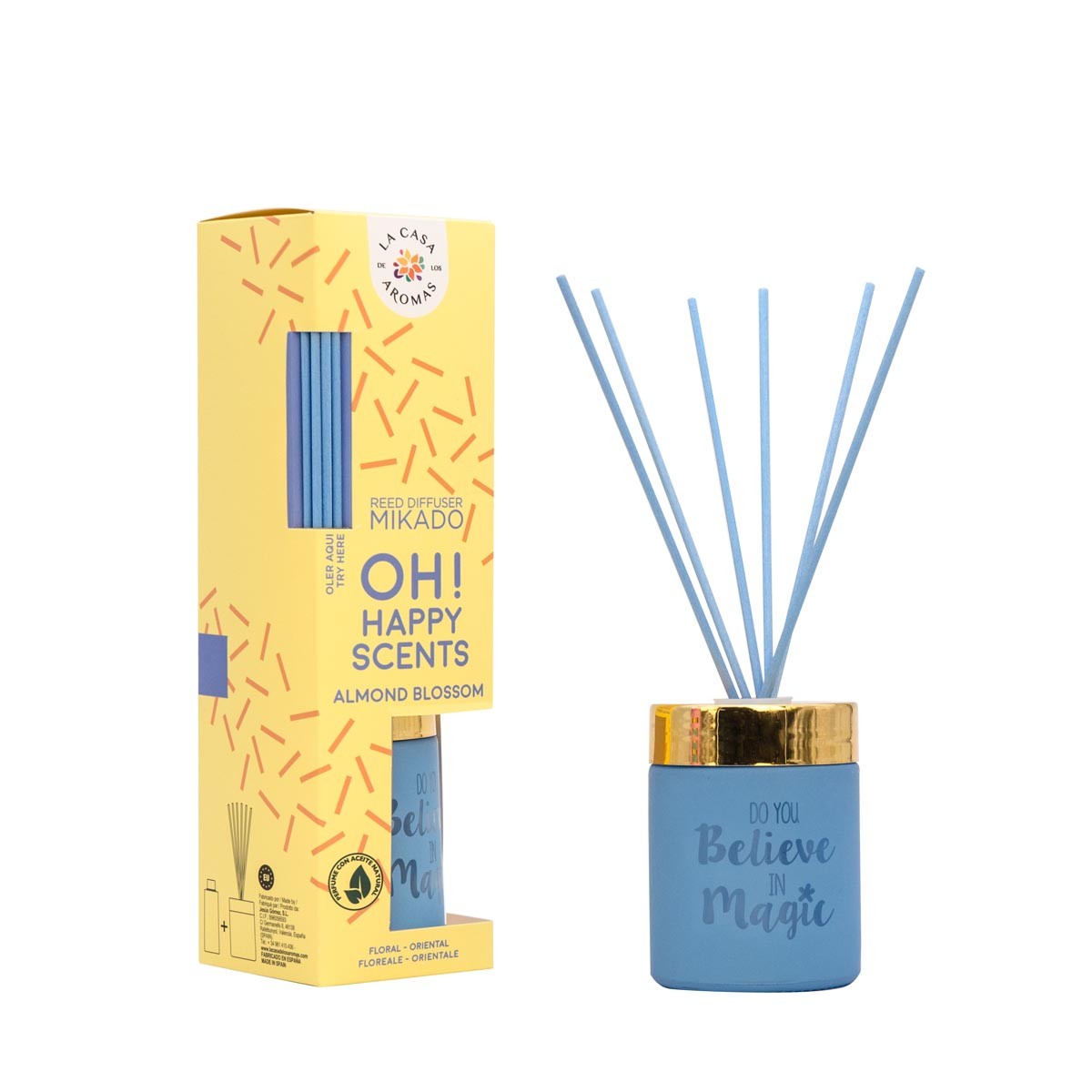 Oh! Happy Scents fragrance sticks Almond Blossom 100ml – Cosmetics ...