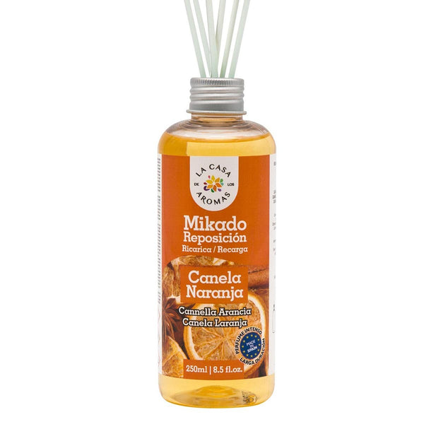 Mikado Reposicion fragrance oil stock Cinnamon and Orange 250ml ...