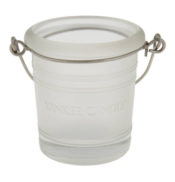 Glass Bucket candlestick frosted bucket 1 pc – Cosmetics beauty shop