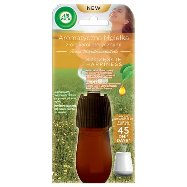 Aromatic Mist with Essential Oils Happiness refill into the automatic ...