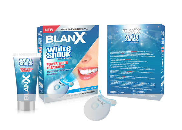 White Shock Power White Treatment whitening toothpaste 50ml + Blanx LE ...
