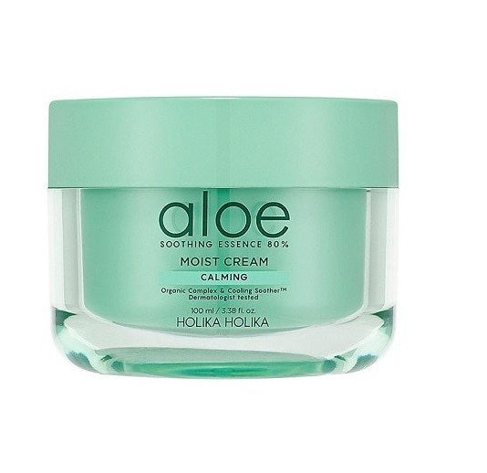 Aloe Soothing Essence 80% Moist Cream 100ml light moisturizing cream ...