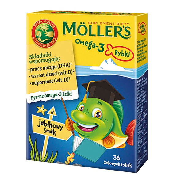 Omega-3 Rybki jelly beans with omega-3 acids and vitamin D3 for childr ...