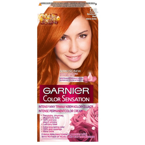 Color Sensation hair coloring cream 7.40 Amber Copper – Cosmetics ...