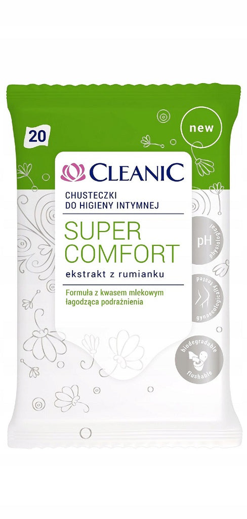 Super Comfort intimate hygiene wipes Chamomile extract 20 pcs ...