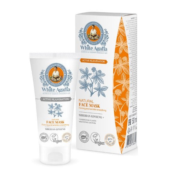 White Agafia Natural Face Mask a natural smoothing face mask 50ml ...