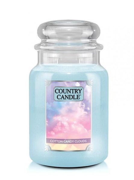 Large scented candle with two wicks Cotton Candy Clouds 680g ...