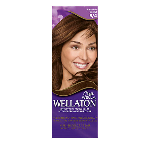 Wellaton Intense Permanent Color cream intensely coloring 5/4 Chestnut ...