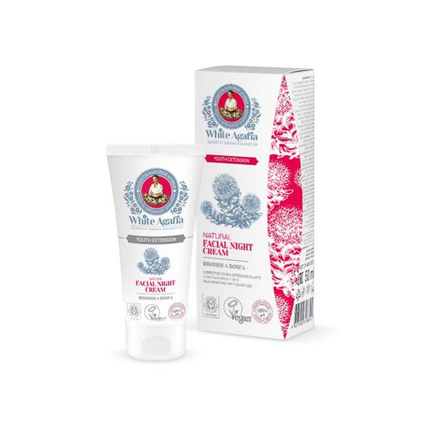 White Agafia Natural Facial Night Cream natural face cream for the nig ...