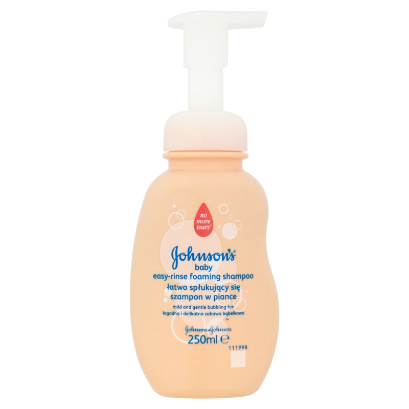 Johnson's Baby Easy - Rinse Foaming Shampoo easily rinsing 250ml foam ...